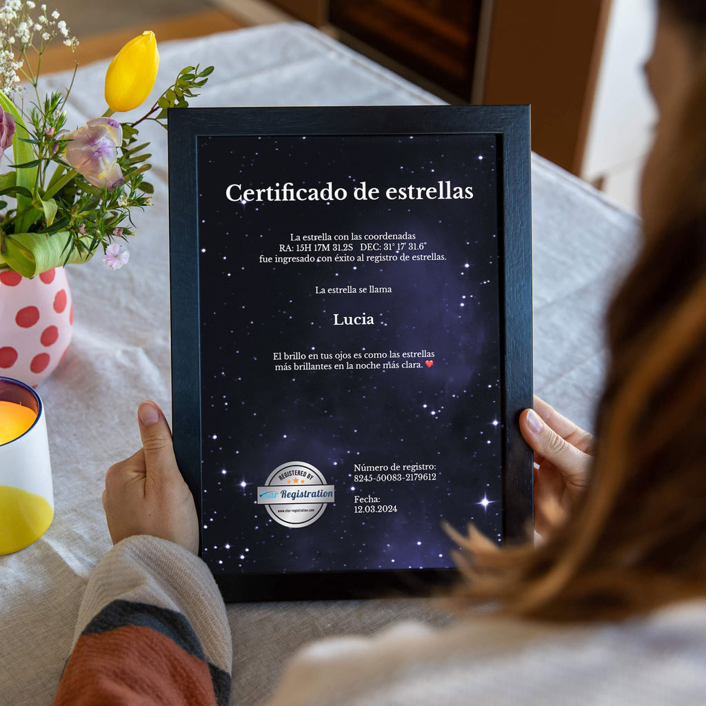 Nombra una Estrella - Servicio de Nombramiento de Estrellas - Registro ...